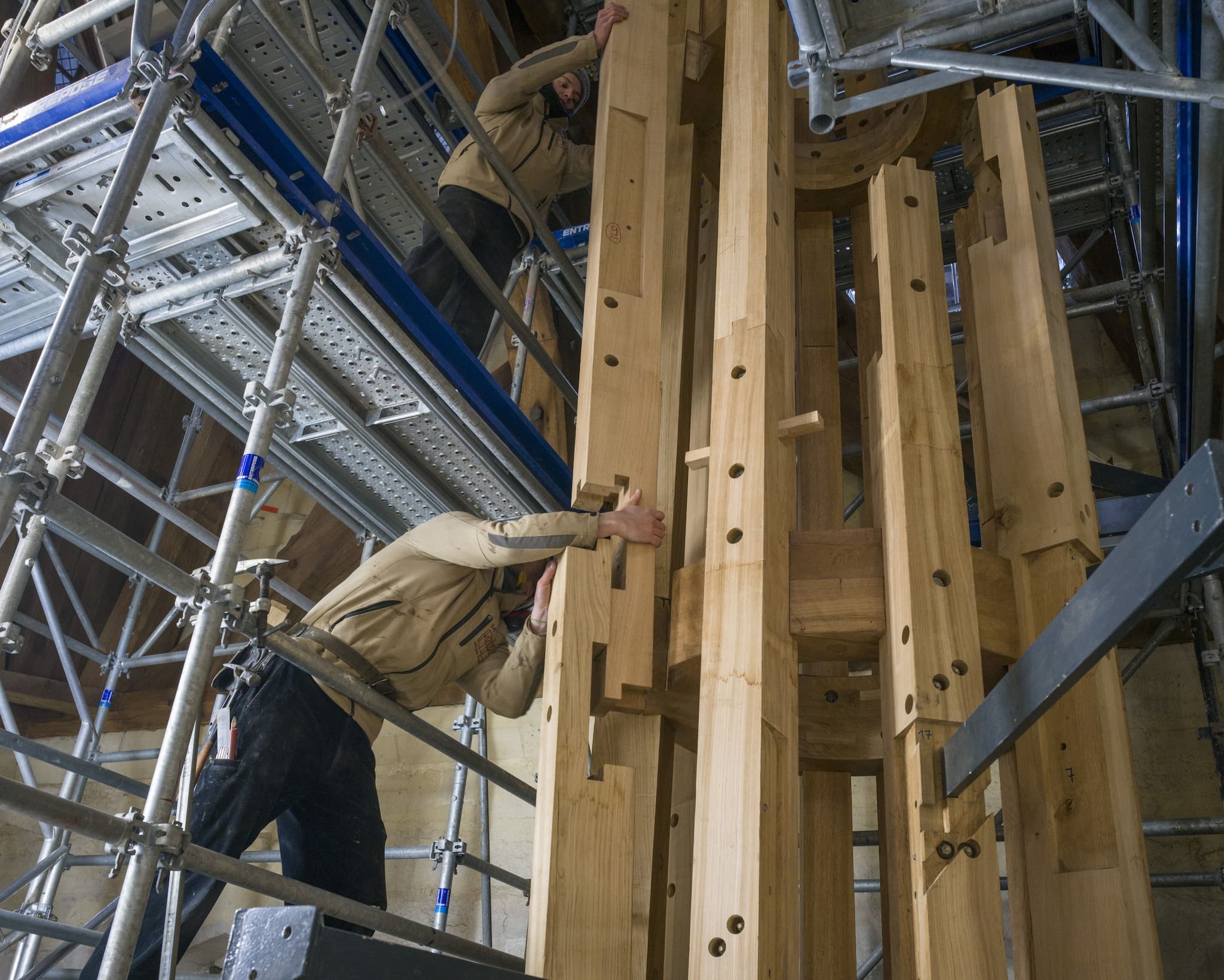 Rebâtir Notre-Dame de Paris - Un nouvel escalier pour la tour sud