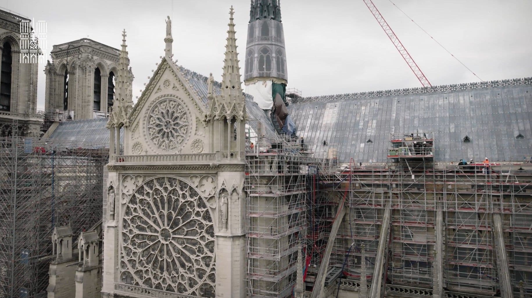 Rebâtir Notre-Dame de Paris - Video: The worksite from the air ...